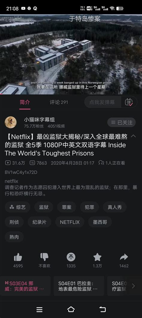 working man on Twitter 推荐看这个纪录片哈哈哈尤其是挪威冰岛的监狱比大多数人生活好多了挪威政府每年给每个犯人
