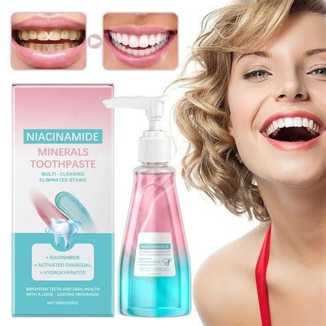 Niacinamide Toothpaste 2025 New Toothpaste Toothpaste Triple For Sensitive Teeth And Fresh