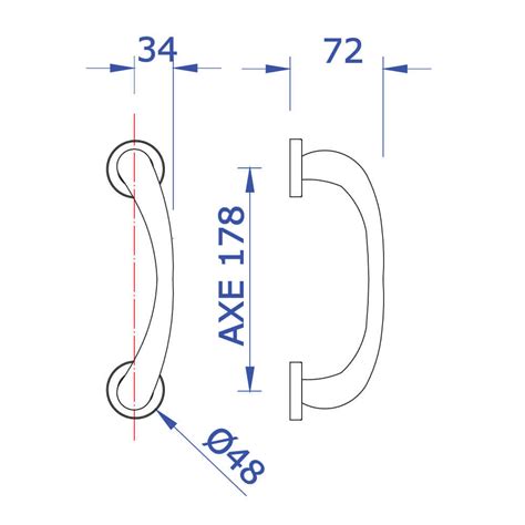 Kira Fixed Pull Handle Parisi Doorware