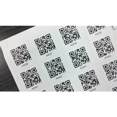 Paper QR Code Label Thickness 0 1 1mm At 6 Piece In Mumbai ID 20865571948