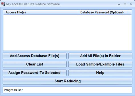 Ms Access File Size Reduce Software