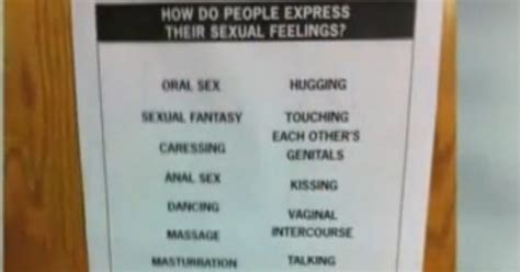 Father Of Girl 13 Protests Explicit School Sex Ed Poster