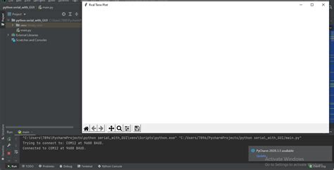Matplotlib Serial Monitor Using Tkinter Python Not Working Stack Overflow