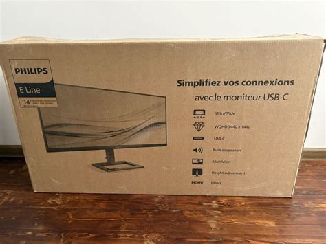 Монітор Philips 34 346e2lae 00 4k Wqhd Usb C вбудовані динаміки 9 900 грн Монітори Одеса