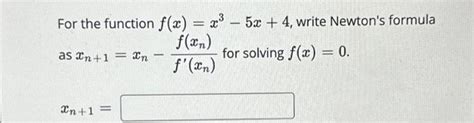 Solved Compute A X1 And B X2 For The Iterative Process