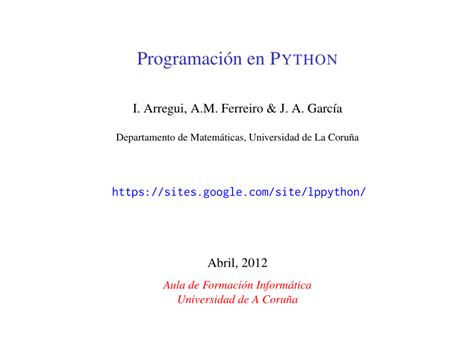 Pdf Programación En Python