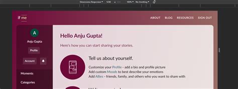 Bug Profile Section Feels To Be Broken When The Screen Size Goes To 1200px · Issue 2250