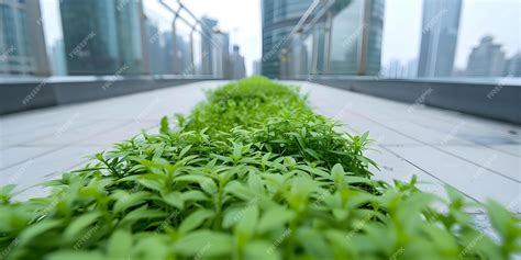 Sustainable Urban Architecture With Green Infrastructure In Modern City