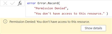 Error Record Error Handling Function Power Query M