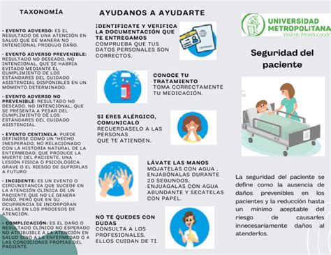 Folleto Informativo Pdf Seguridad Del Paciente Medicina