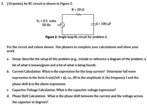 Solved Could You Please Help Me Solve This Problem 10 Points An Rc