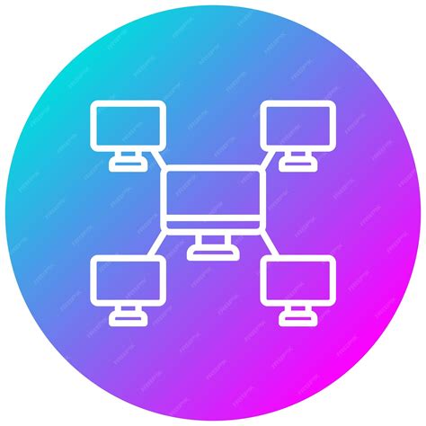 Premium Vector System Netowrk Vector Illustration Style