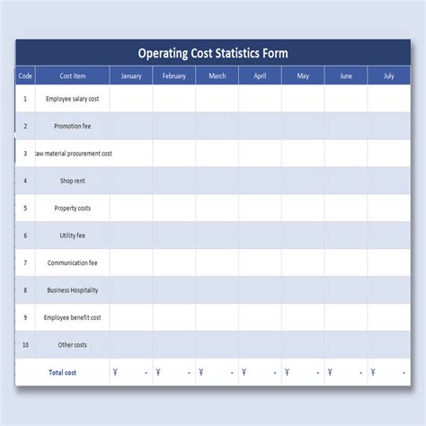 Bid Comparison Spreadsheet