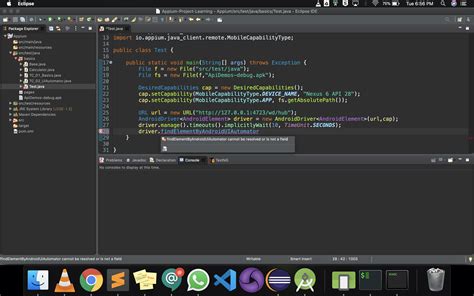 Unable To Resolve FindElementByAndroidUIAutomator With Java Client 7 3