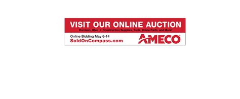 2024 Ameco Compass Auctions Surplus Equipment Auction Ameco