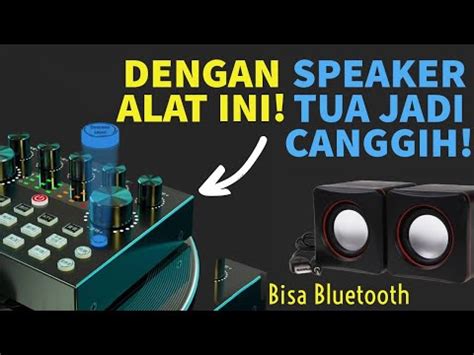 Review Dan Setting Sound Card V8S Ke Speaker Mic Wireless YouTube