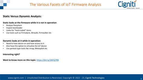 Ppt The Various Facets Of Iot Firmware Analysis Powerpoint Presentation Id 11464090
