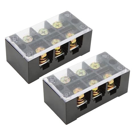 High Current Easy Wiring Grounding Circuit Terminal Block 600v 60a 3 Bits 603 Uk