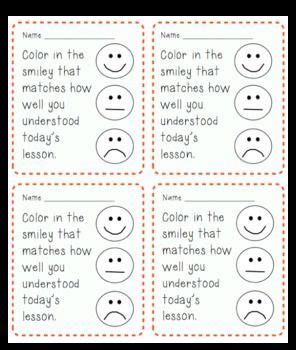 Exit Slip Templates Exit Slip Exit Slips Exit