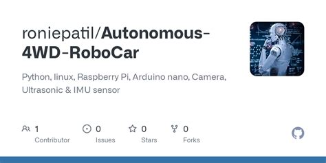 Github Roniepatilautonomous 4wd Robocar Python Linux Raspberry Pi