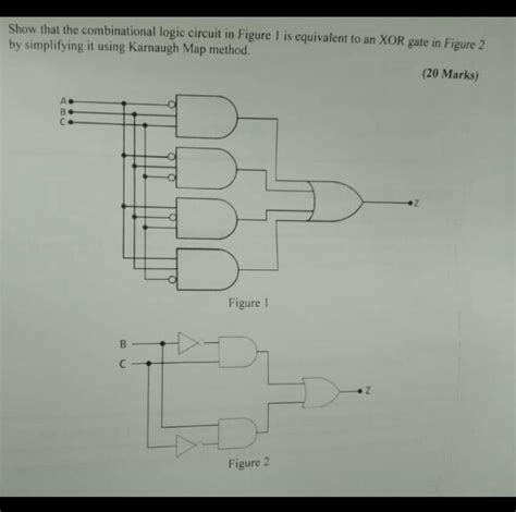 Solved Show That The Combinational Logic Circuit In Figure I Chegg