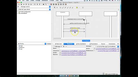 First Cut Sequence Diagram In ArgoUML YouTube