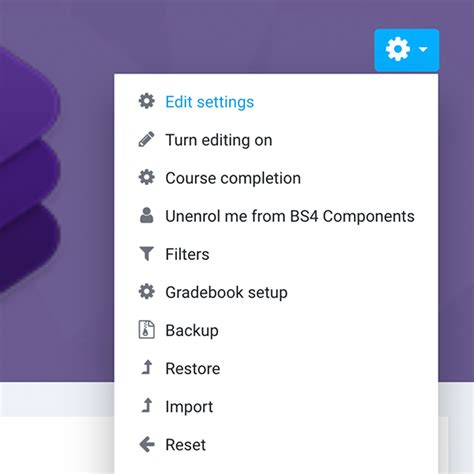 Moodle Course Tip How To Make Moodle Course Admin Menu Static When