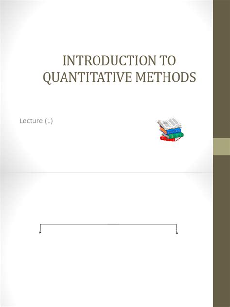 001 Introduction Quantitative Methods Pdf