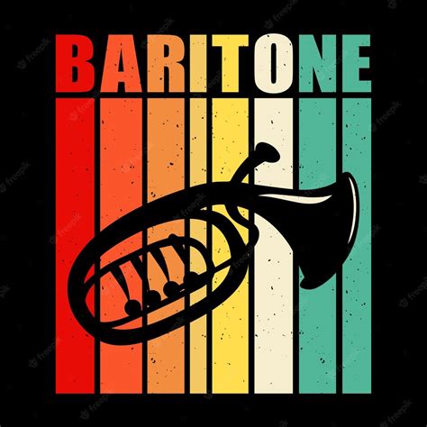Premium Vector Baritone Funny Guitarist Guitar Player Musician Music