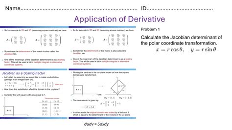 Answered Calculate The Jacobian Determinant Of Bartleby