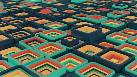 3d Background Abstract Satisfying Abstract Animation Motion Geometric Cubes 4k Seamless