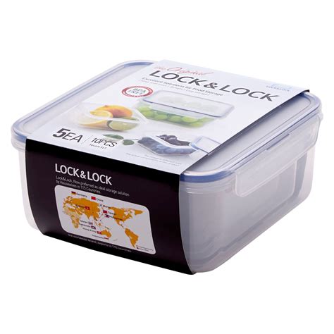 Locknlock Classic 5 Piece Set Square