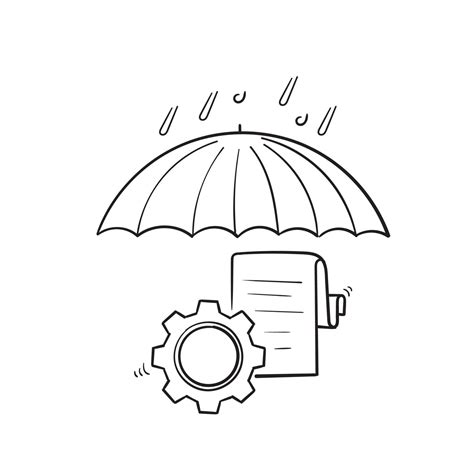 Hand Drawn Doodle Risk Management Icon Illustration Vector 4926532 Vector Art At Vecteezy