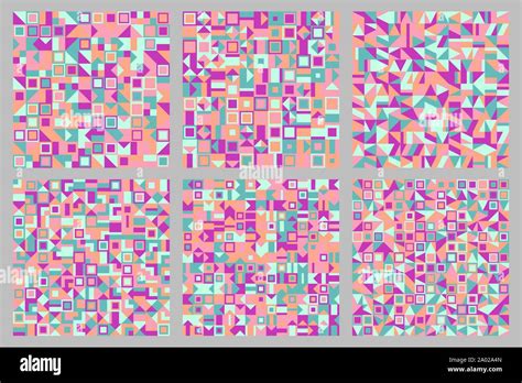Geometrical Pattern Background Design Set Abstract Vector Graphic Stock Vector Image And Art Alamy