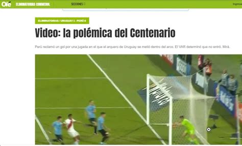 페루 대 파라과이에서 논란이 벌어짐 국제 언론이 반응한 방식 Infobae