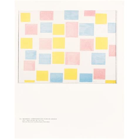 1991 After Piet Mondrian Composition With Color Planes Full Color