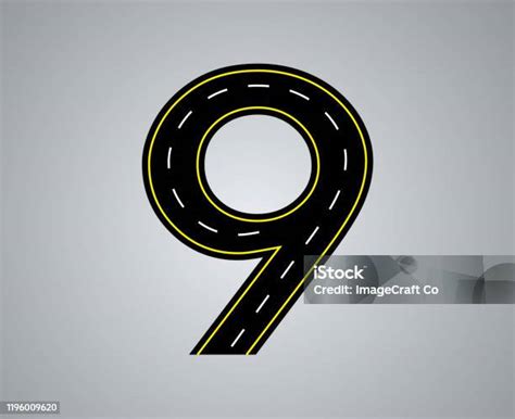 흰색과 노란색 라인 표시 고속도로 교통 도로 문자와 숫자 Z와 0 도로 번호 9와 알파벳 문자 도로 0명에 대한 스톡 벡터 아트 및 기타 이미지 Istock