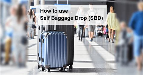 Jal How To Use Self Baggage Drop Sbd