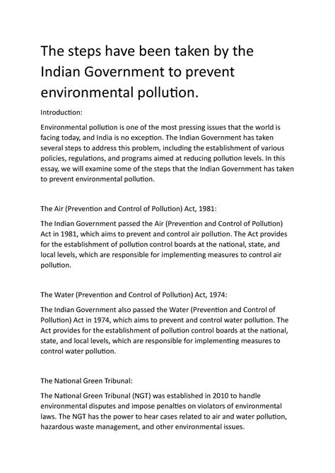 Environmental Pollution