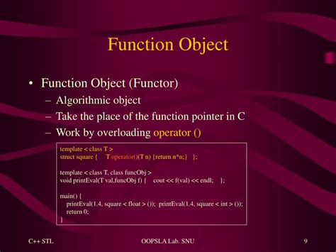 Ppt C Standard Template Library Powerpoint Presentation Free