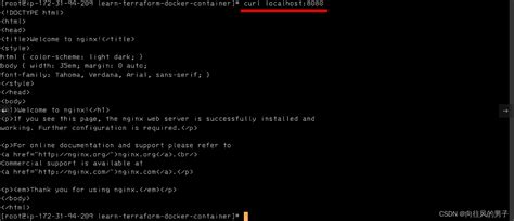 【terraform学习】terraform docker部署快速入门（快速入门） terraform docker csdn博客