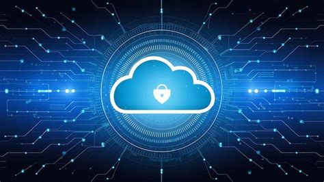 Premium Photo Cloud Computing Technology Database Storage Security Concept Backup Transfer