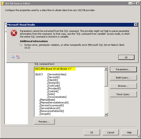 Sql Server How To Pass Variables In Data Flow Task Ssis 2008 R2 Stack Overflow