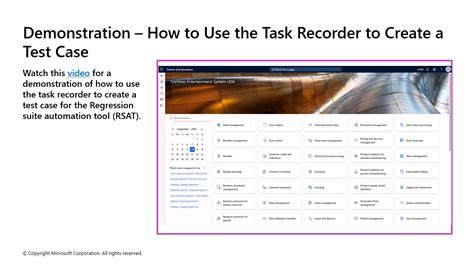 Demonstration How To Use The Task Recorder To Create A Test Case