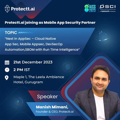 Protectt Ai On Linkedin Aiss2023 Mobileappsecurity Rasp Appprotectt