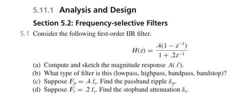 5 11 1 Analysis And Design Section 5 2