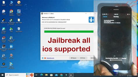 [windows ] Jailbreak Ios 15 X 16 5 X Bypass Hello Screen No Drain Battery Iphone Wired