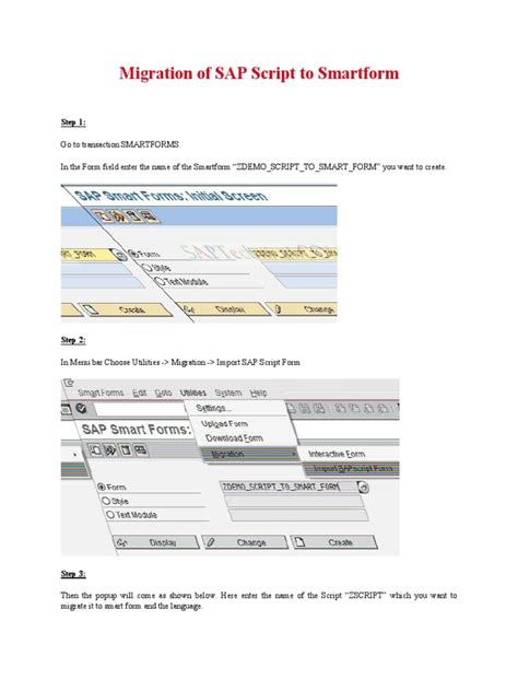 migration of sap script to smartform pdf pdf software engineering computer programming