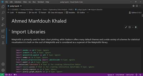 Video Ahmed Mamdouh Khaled On Linkedin Dataanalysis Eda Internship Uneeqinterns