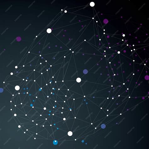 Premium Vector Geometric Abstract 3d Complicated Lattice Object Over Dark Background Single